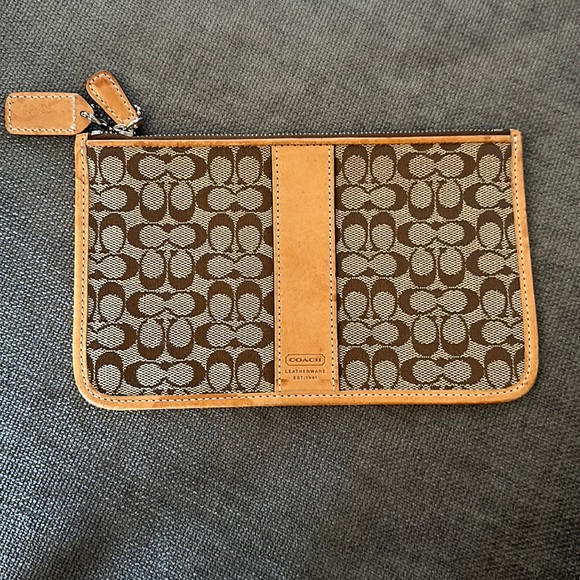 Coach | Bags | Coach Zipper Monogram Wallet | Poshmark